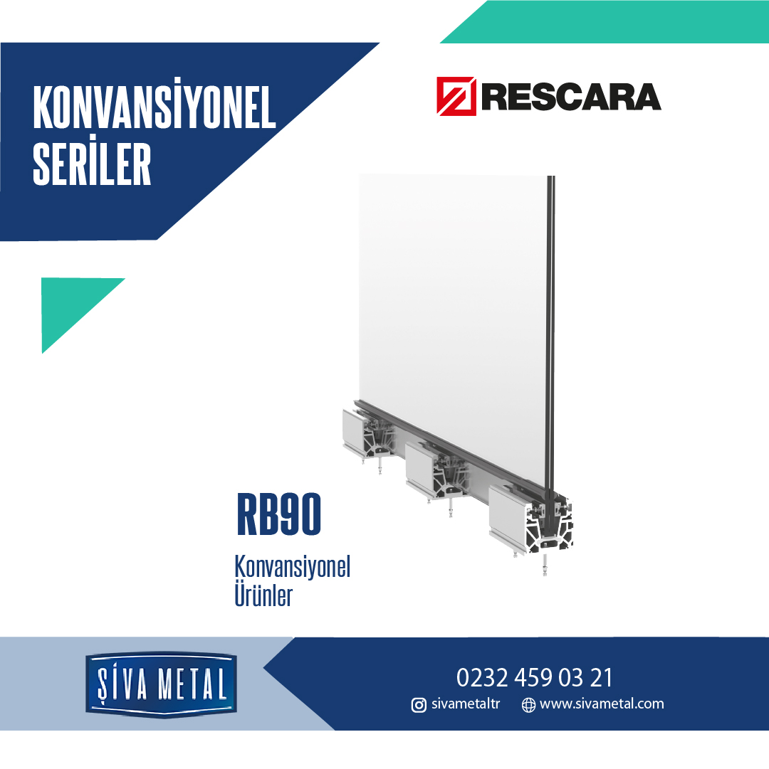 Şiva Metal - RB90 Küpeşte ve Korkuluk Sistemleri